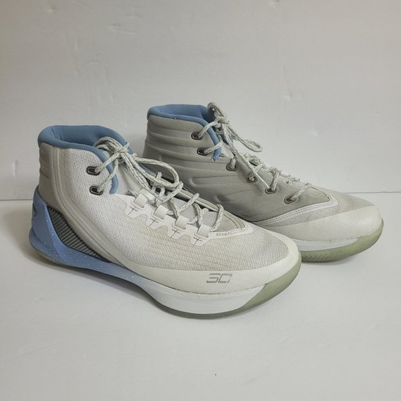 Under Armour | Shoes | Mens Steph Curry Light Blue White Basketball ...